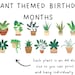 Plant Theme Birthday Display Chart: Classroom Decor (canva Template) - Etsy