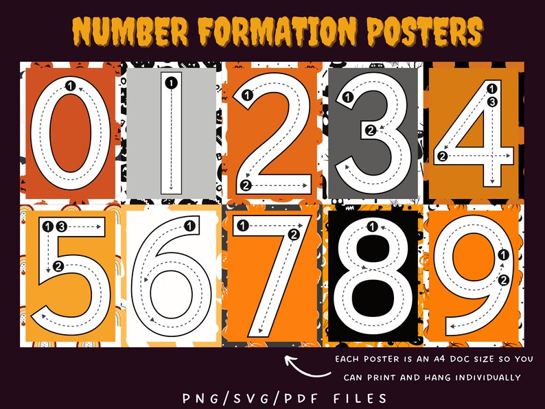 Halloween Classroom Decor Bundle Display, Halloween Posters, Happy ...