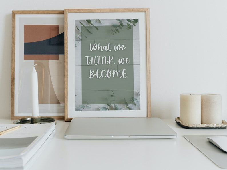 Inspirational Quote, Classroom Posters, Modern Farmhouse, Eucalyptus ...