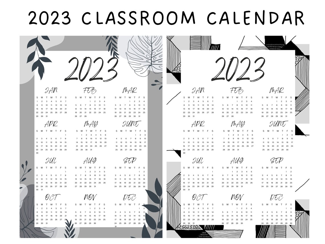 Black and White Themed Classroom Decor Bundle, Welcome Sign Birthday ...
