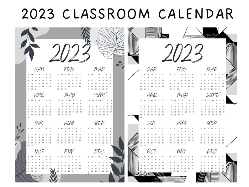Black and White Themed Classroom Decor Bundle, Welcome Sign Birthday ...