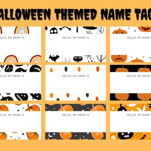 Halloween Classroom Decor Bundle Display, Halloween Posters, Happy ...