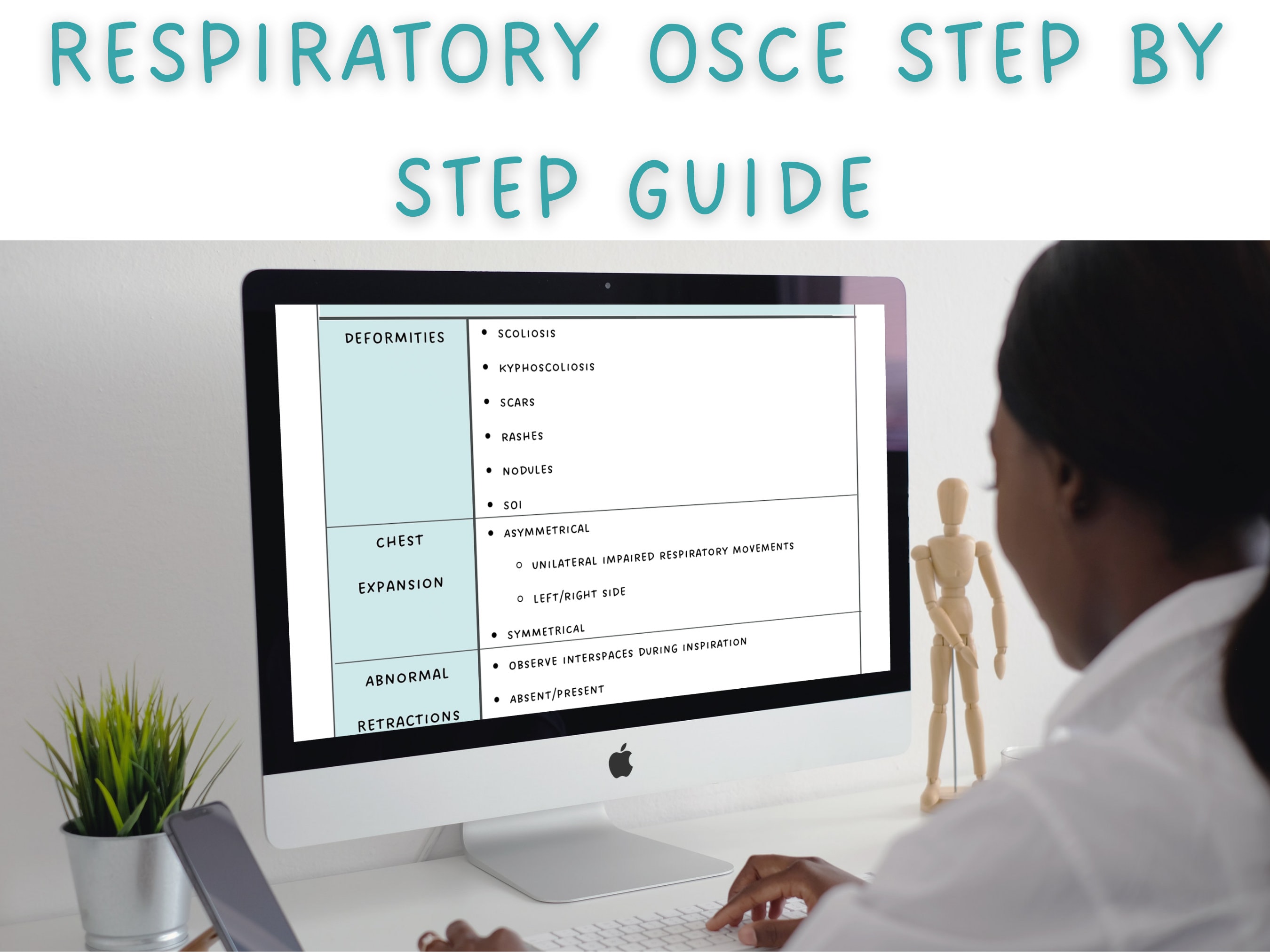 Full Respiratory Physical Exam Summary, Respiratory OSCE Step by Step ...