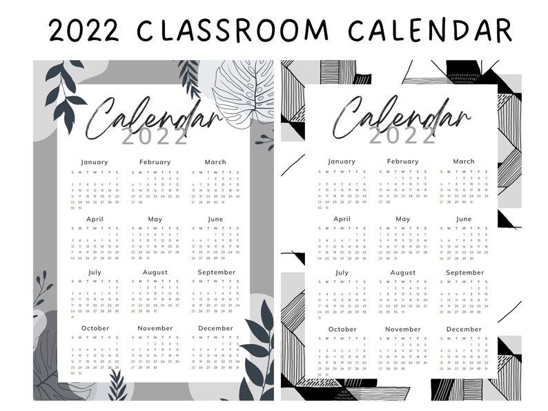 Black and White Themed Classroom Decor Bundle Welcome Sign - Etsy