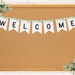 Modern Farmhouse Eucalyptus Themed Welcome Bunting, Classroom Bunting ...