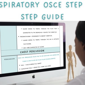 Full Respiratory Physical Exam Summary Bundle, Respiratory OSCE OSPE ...