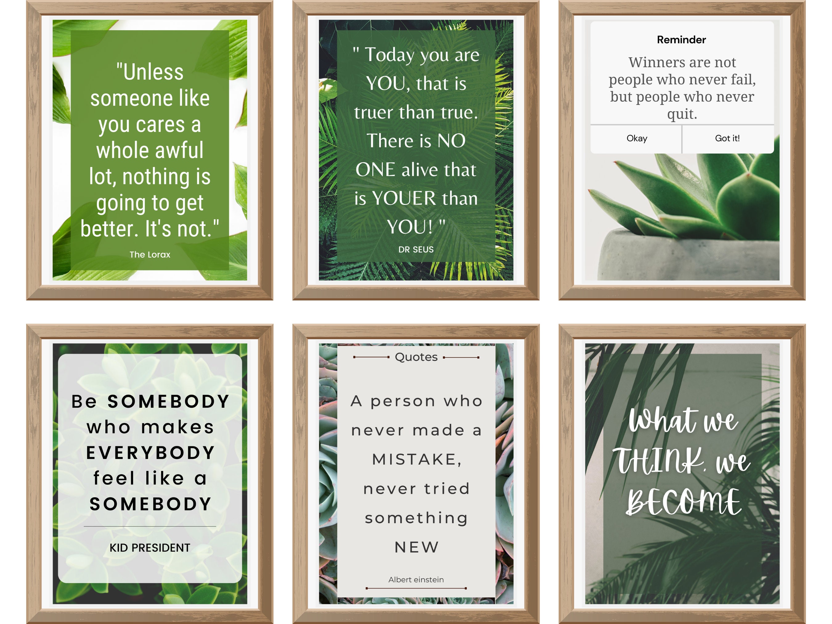 Plant Themed Classroom Decor Bundle Display, Welcome Sign Birthday ...