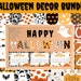 Halloween Classroom Decor Bundle Display, Halloween Posters, Happy ...