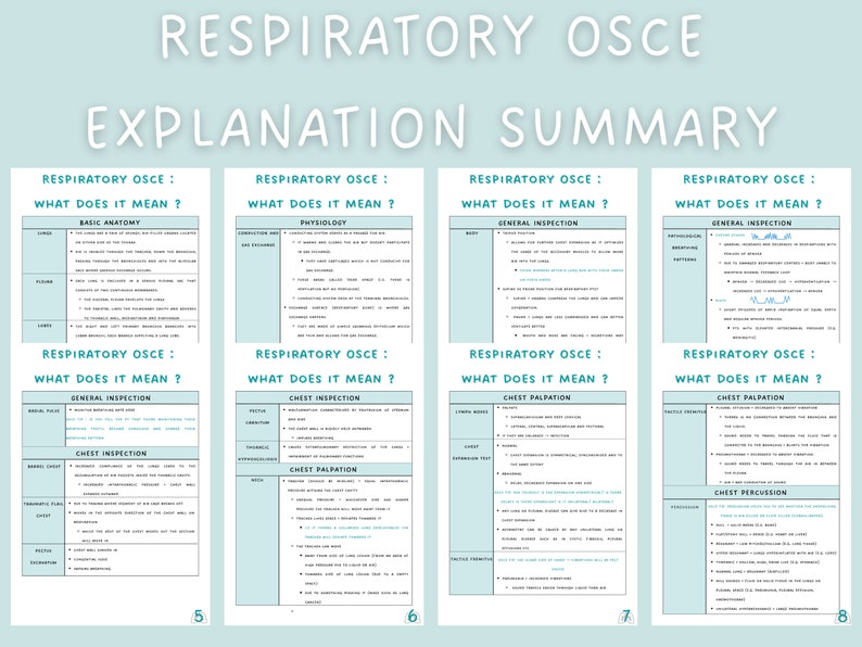 Full Respiratory Physical Exam Explanation, Respiratory OSCE Summary ...