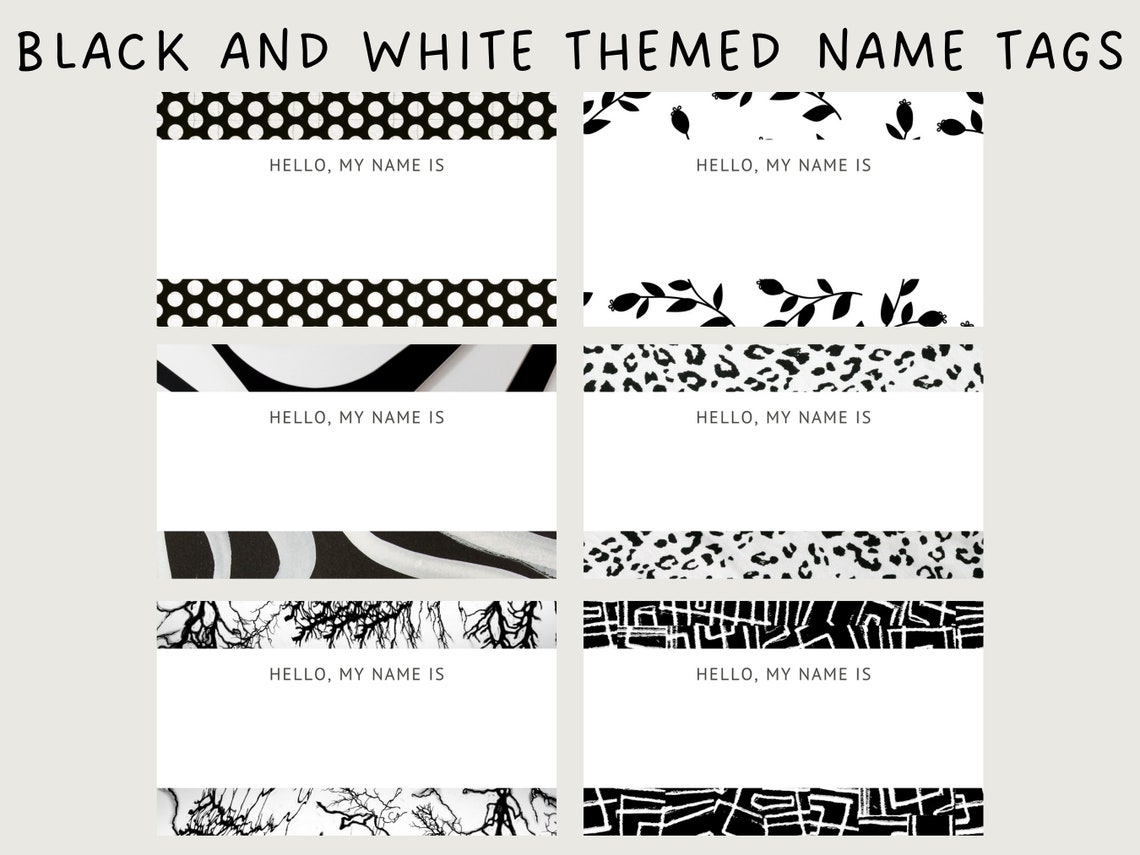 Black and White Themed Classroom Decor Bundle, Welcome Sign Birthday ...