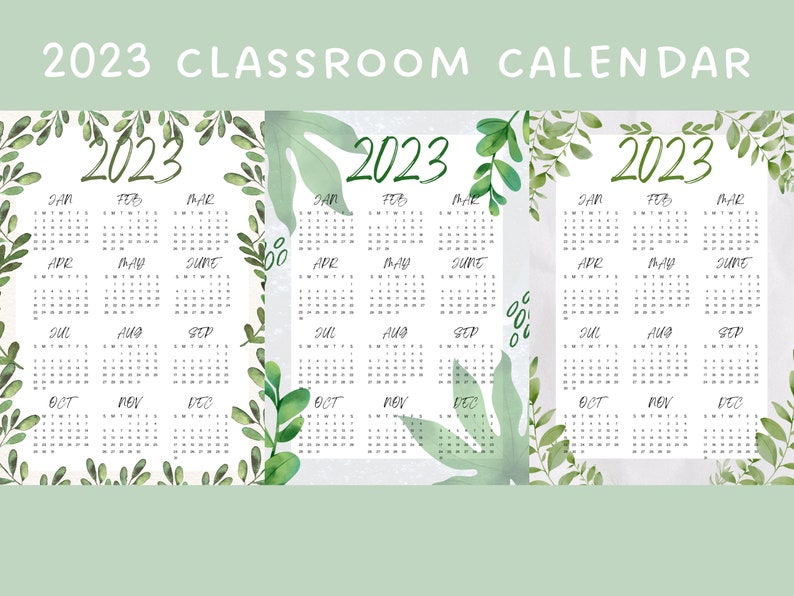 Classroom Decor Bundle Display, Eucalyptus, Welcome Sign, Birthday ...