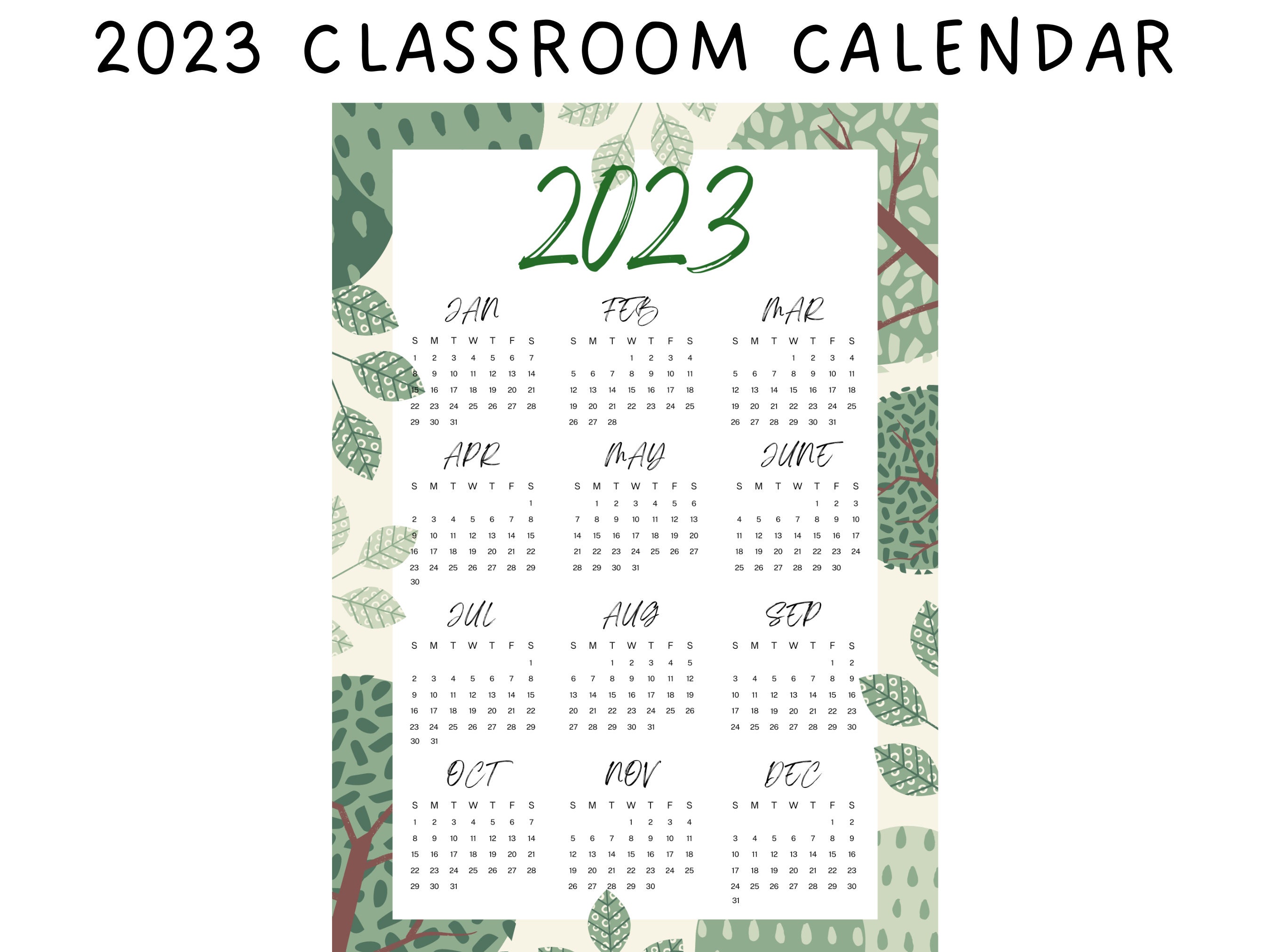 Plant Themed Classroom Decor Bundle Display, Welcome Sign Birthday ...