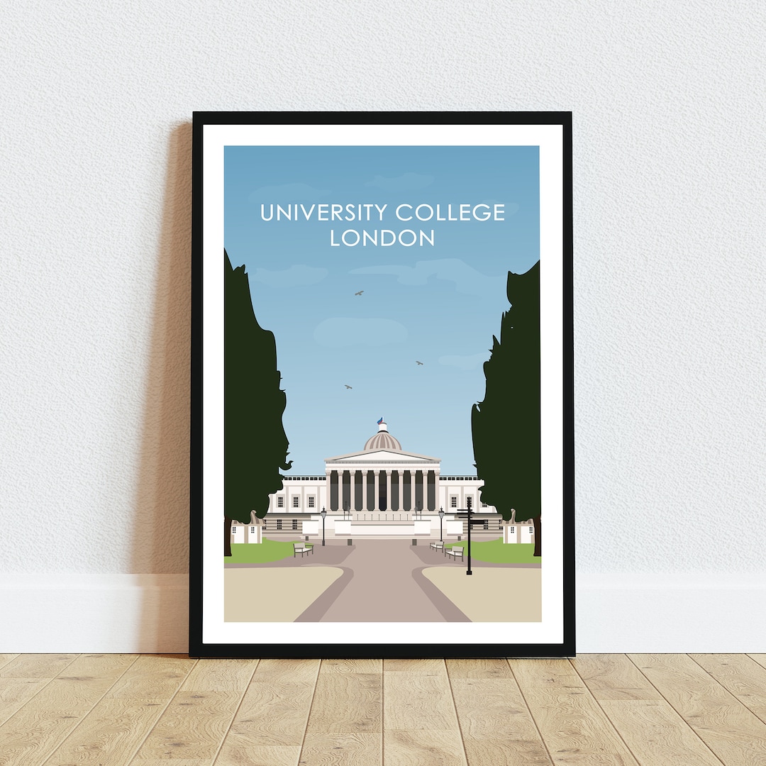 Pôster da University College London - UCL Portico - Pôster de viagem ...