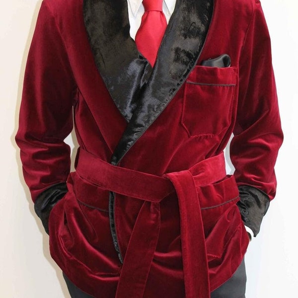 Velvet Smoking Jacket - Etsy