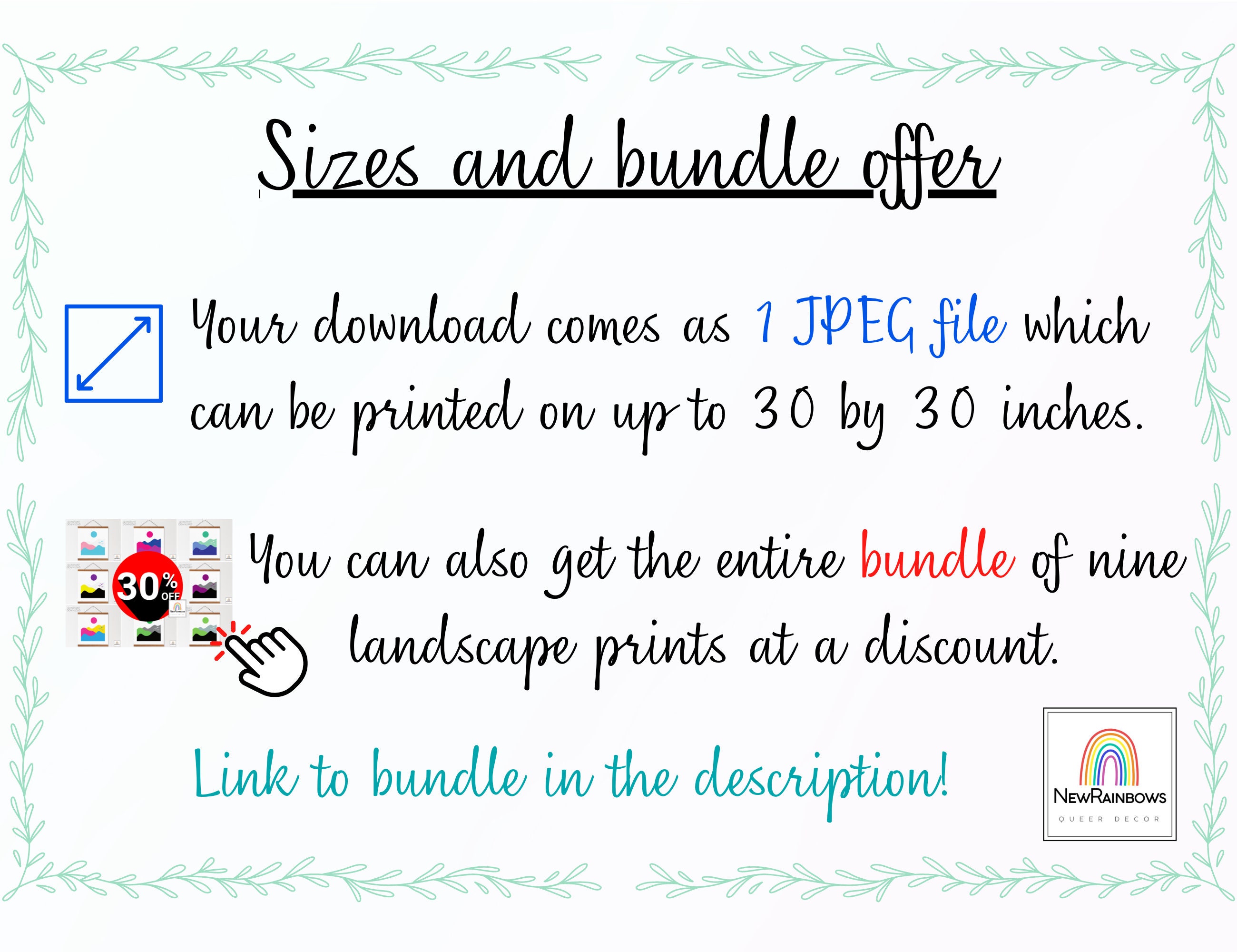 Subtle Pan Pride Landscape Instant DOWNLOAD Jpeg LGBTQ Art - Etsy