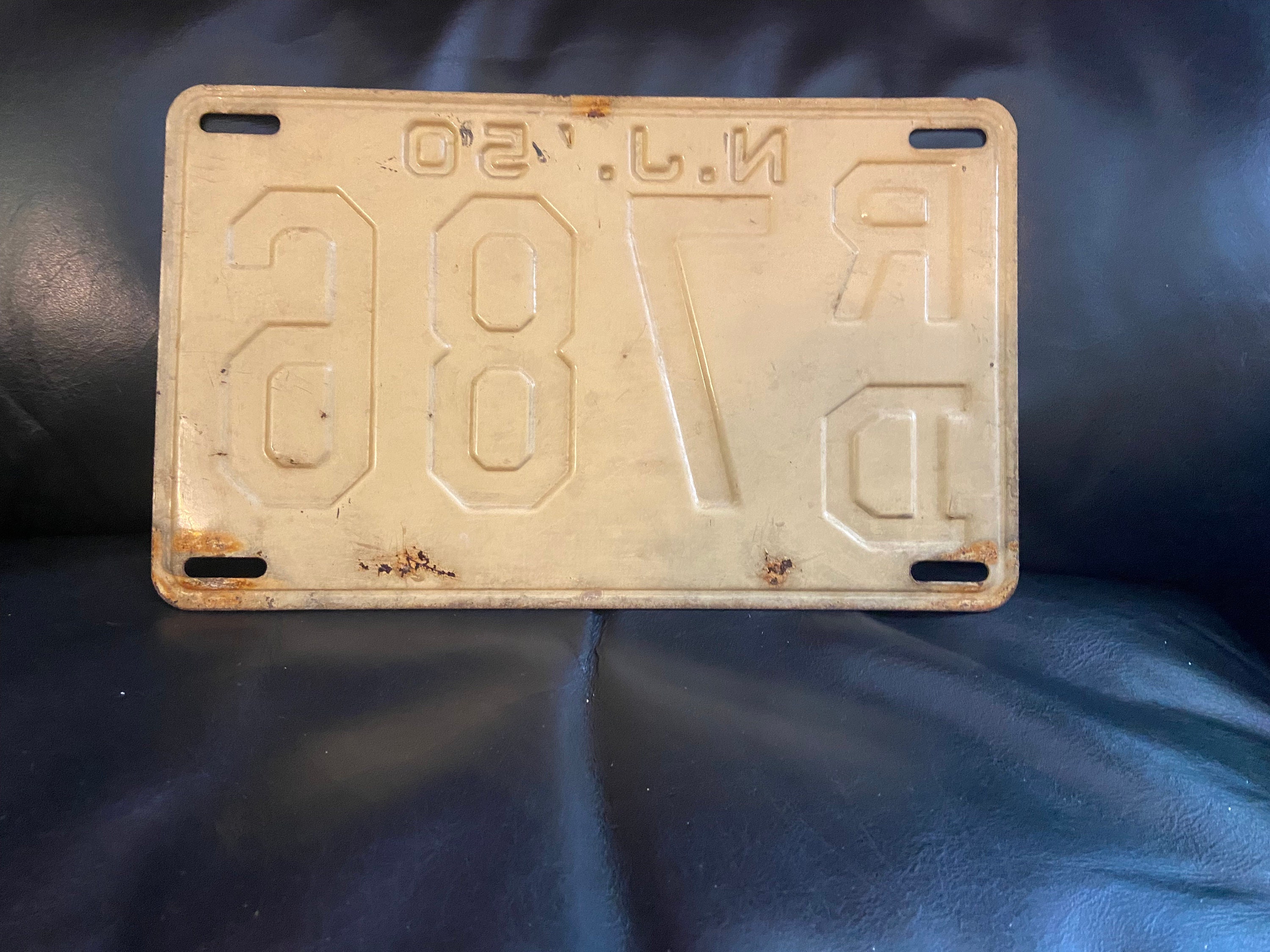 Vintage 1950 NJ License Plates - Etsy