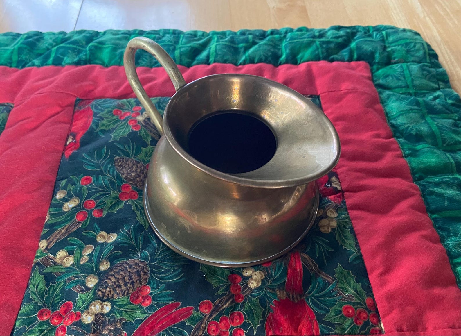 Vintage Copper and Brass Pitcher and Fry Pan - Etsy