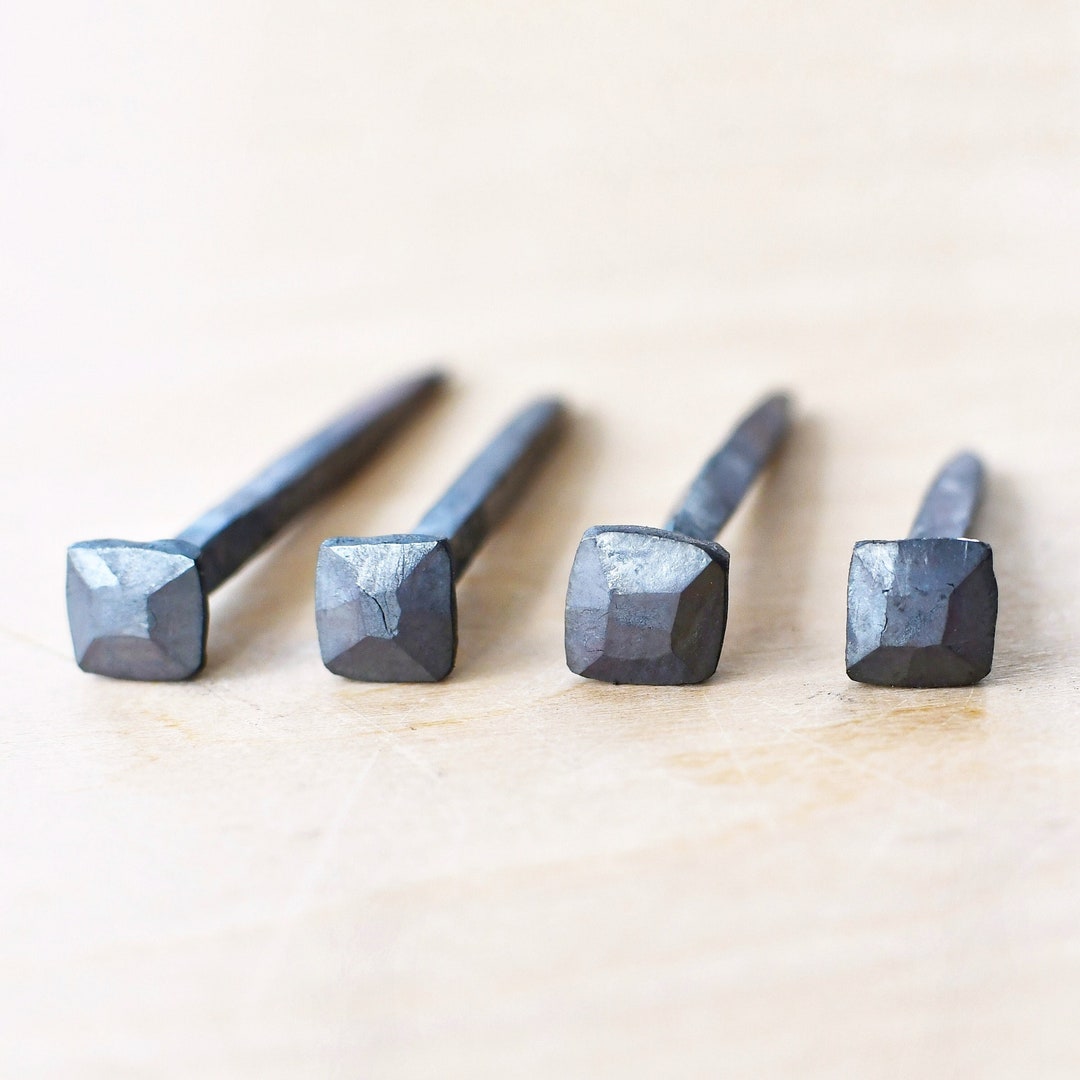 Iron Nail | Head Width 12 Mm | Pack of 10 | Square Head | Medieval ...