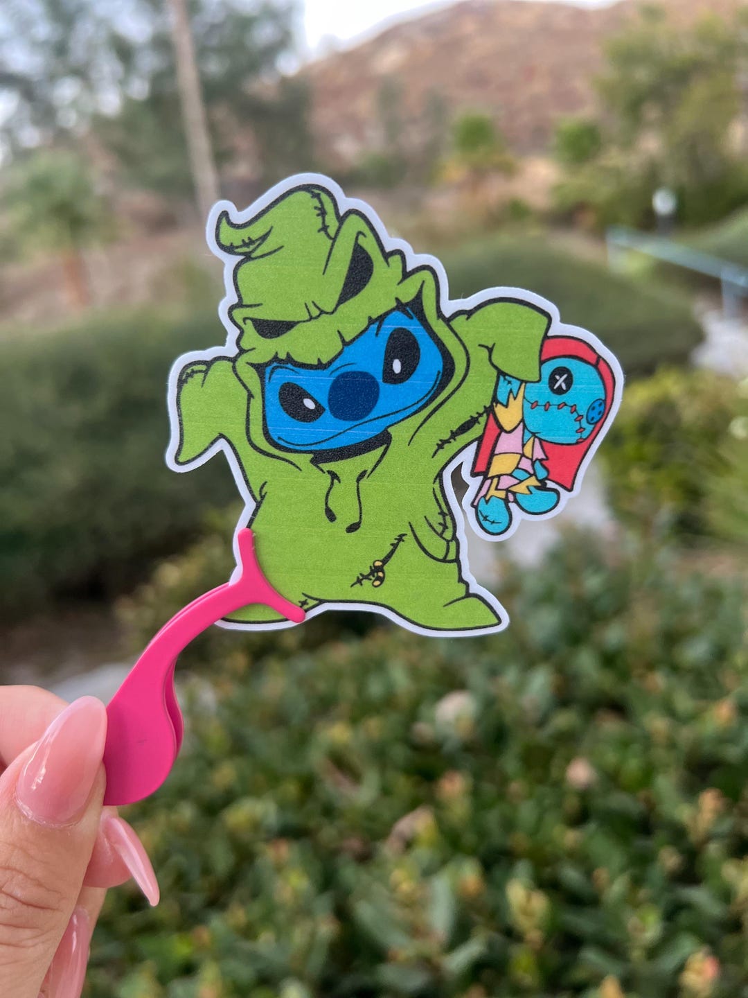 Stitch Oogie Boogie Costume Sticker – Disney Halloween Sticker, Cute ...