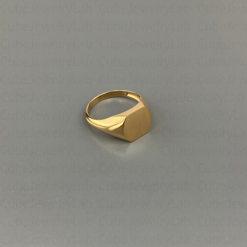 Gold Signet Ring - Etsy