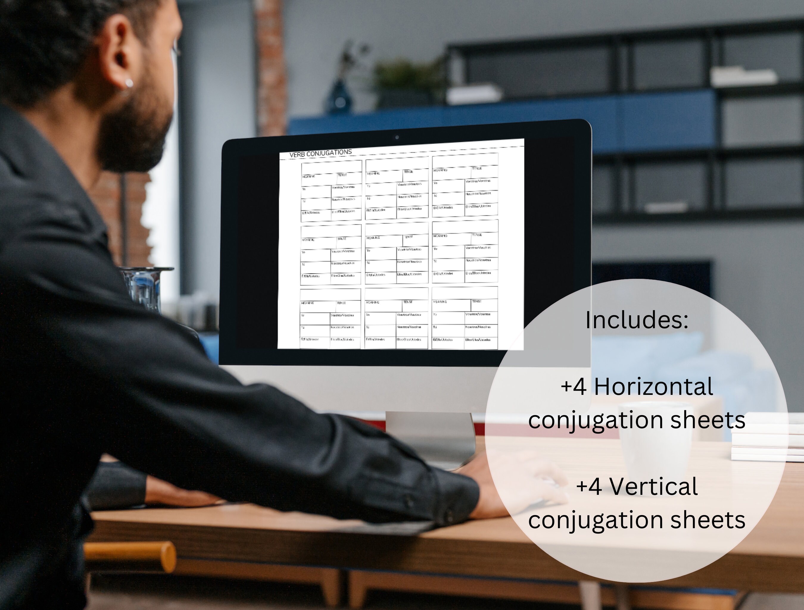 German Verb Conjugation Sheet Bundle Set Deutsch German Language ...