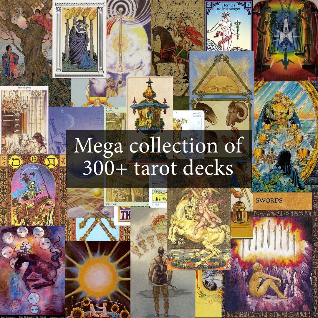 340 Tarot Decks Collection: Divination Resource (file Download) - Etsy