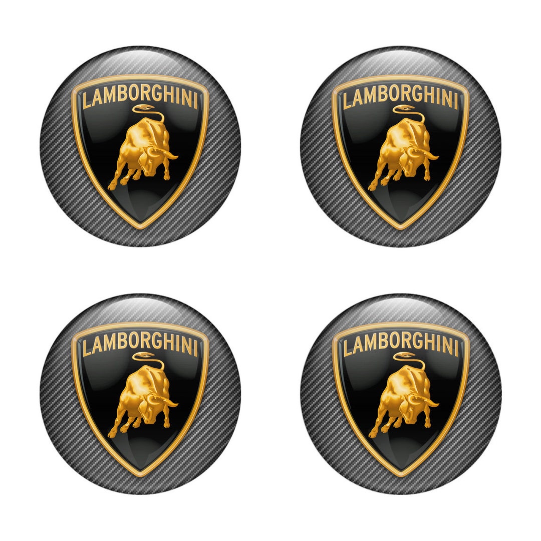 Lamborghini Logo 4 X All Size Wheel Center Cap Sticker Decal - Etsy