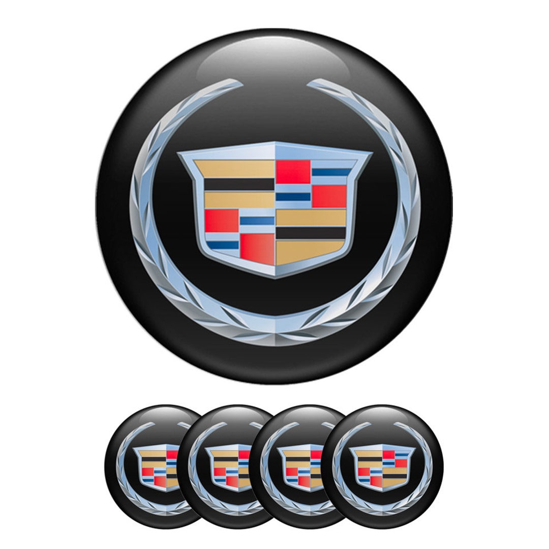 3D Cadillac Logo 4xall Size Wheel Center Cap Sticker Decal - Etsy