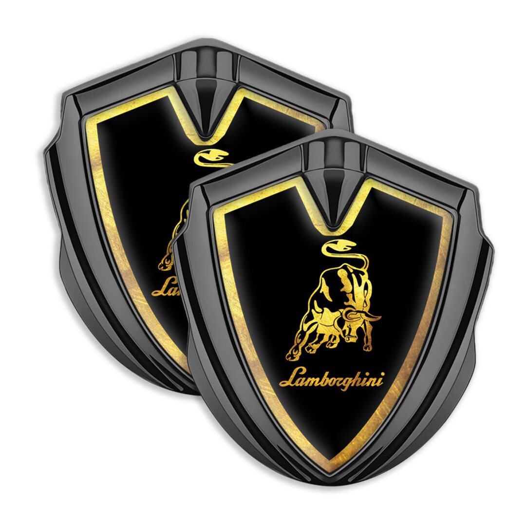 Metal Shield Badge Self-adhesive Sticker for Lamborghini Car - Etsy