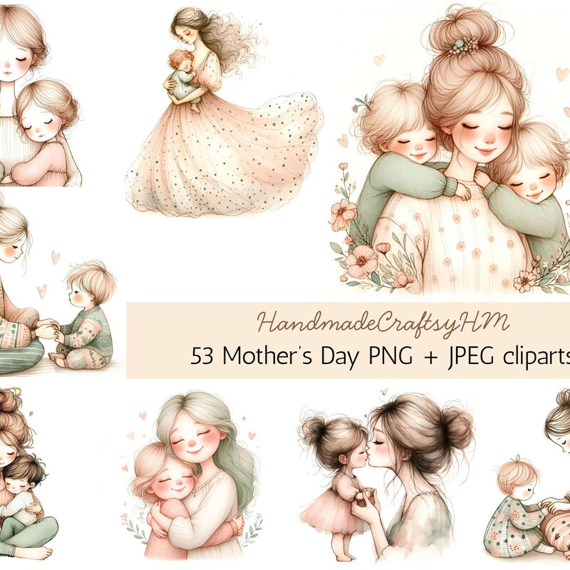Mothers Day Tea Clipart - Etsy