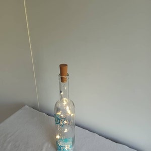 Blue Butterfly Bottle Light - Etsy