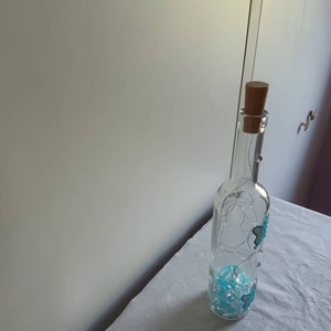 Blue Butterfly Bottle Light - Etsy
