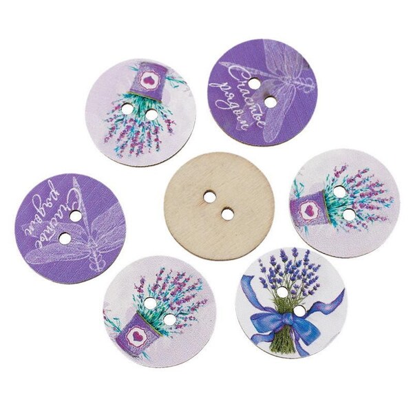 Lavender Buttons - Etsy