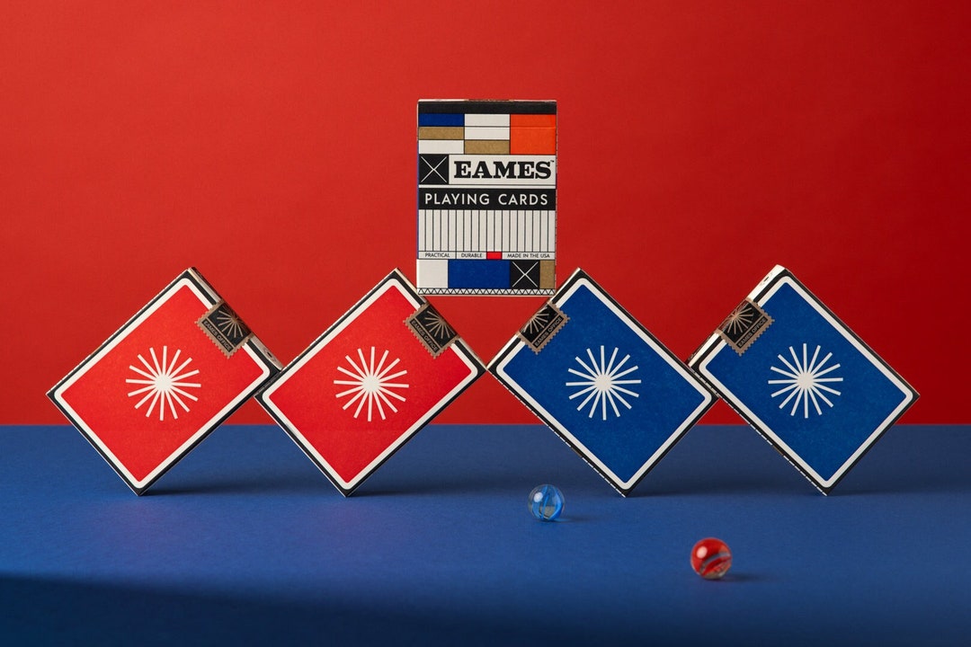 Official Eames Office Midcentury Luxury Poker Playing Cards - Starburst ...