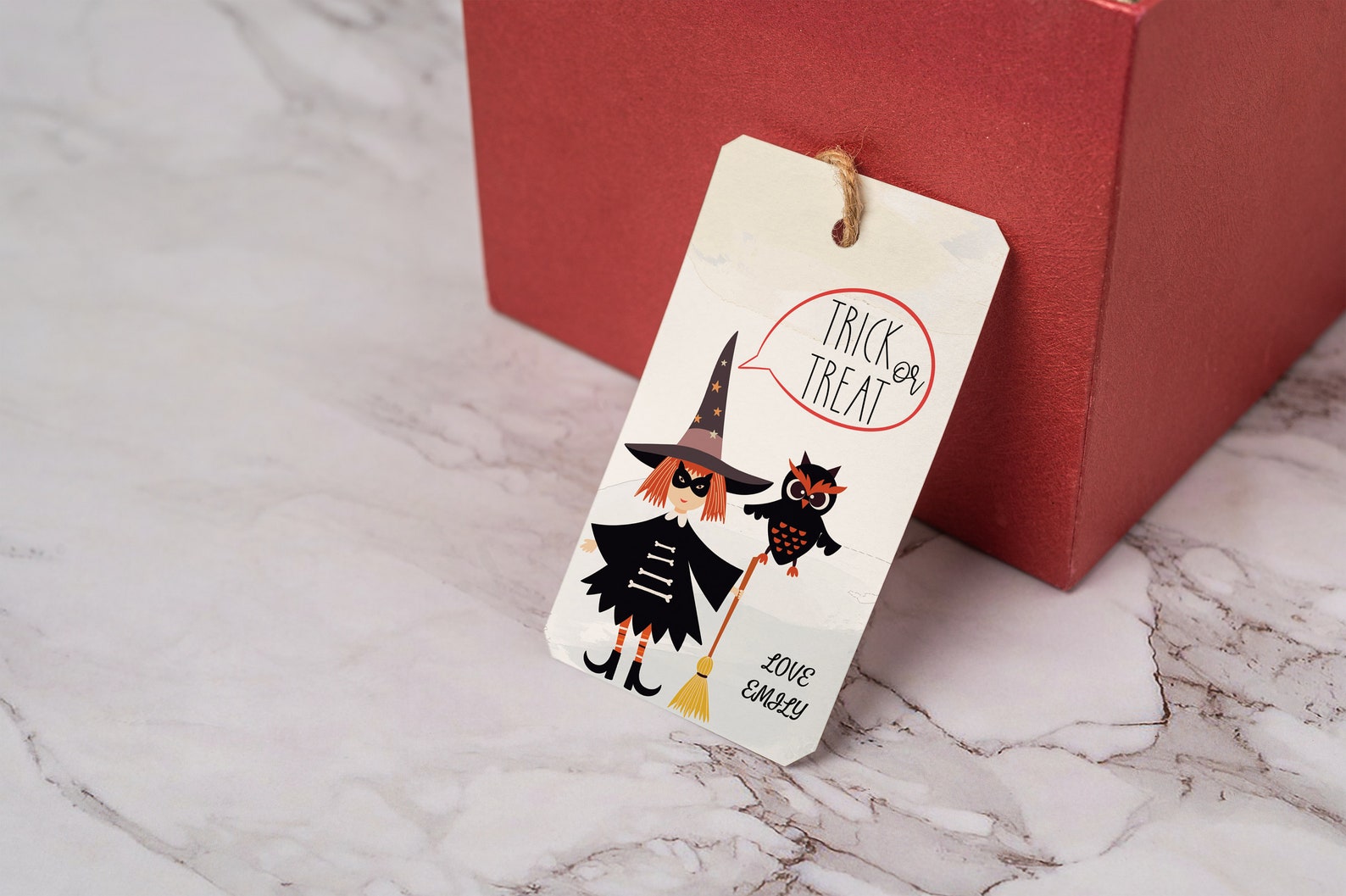 Editable Halloween Gift Tags Trick or Treat Halloween Favor - Etsy