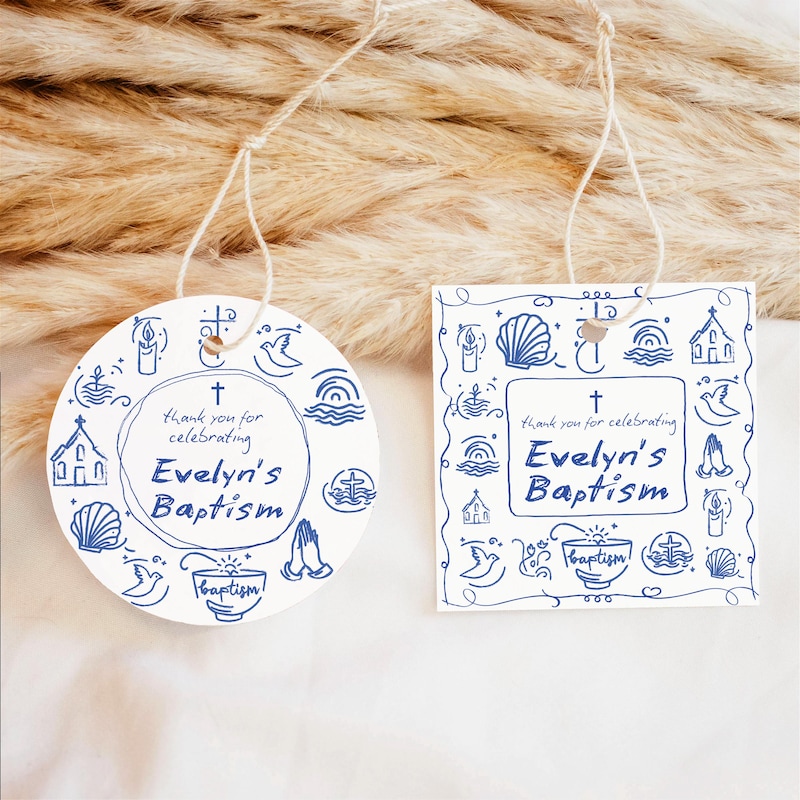 Baptism Tag - Etsy