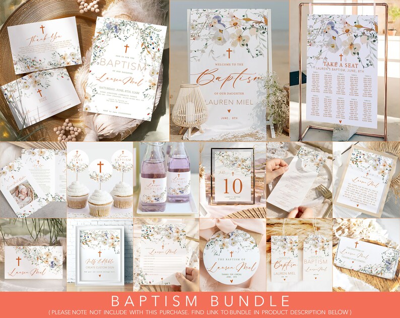 Floral Christening Chocolate Bar Wrapper Template (digital Download) - Etsy