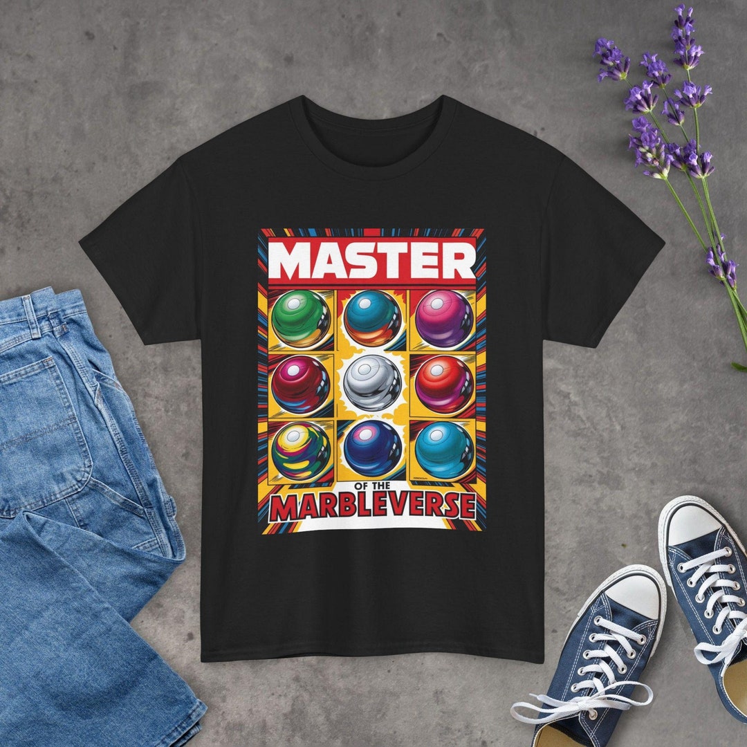 Marbles, Comics, Retro Games T-shirt, Multiverse, Champion, Marble ...