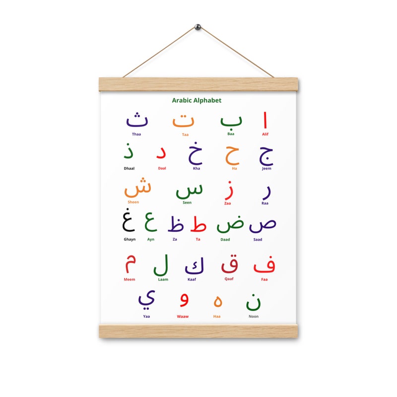 Arabic Alphabet - Etsy
