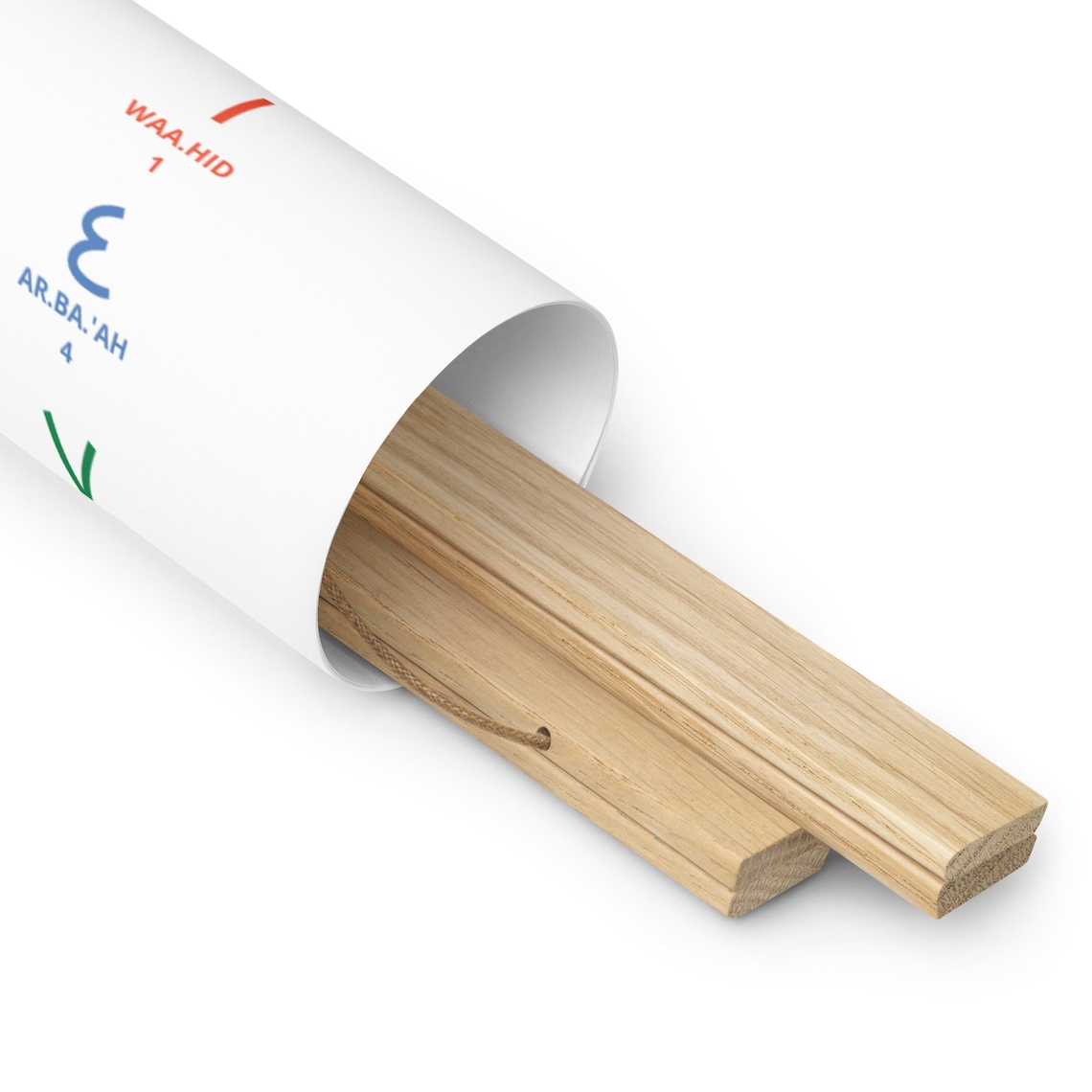 Arabic Numbers Poster A3, With Wooden Hangers, Learn Arabic Poster ...