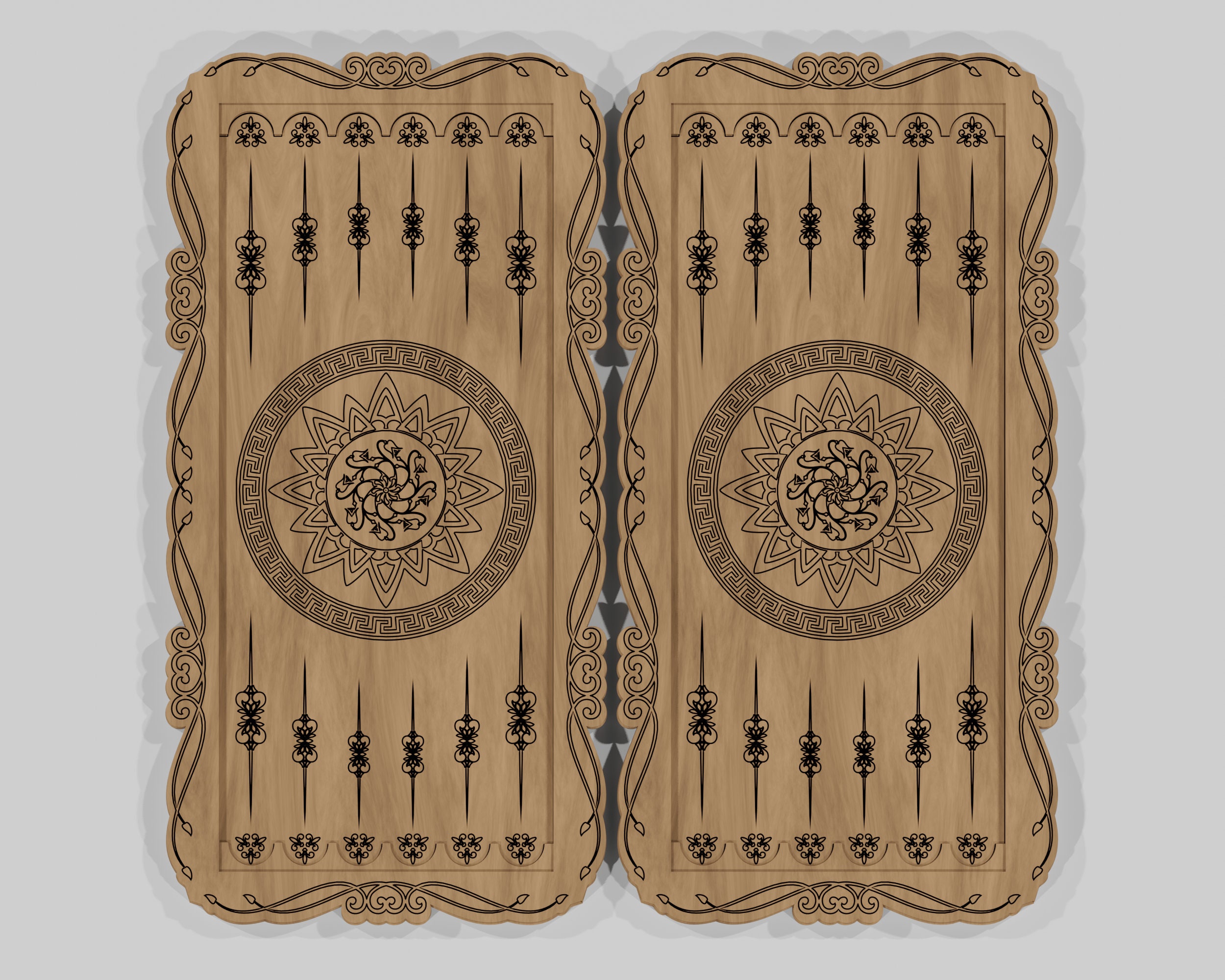 Backgammon Laser Cut Vector Files SVG CNC / Table Games Cnc - Etsy Canada