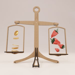 Balance Scale Laser Cut File | Kitchen Balance Scale Template Dxf ...