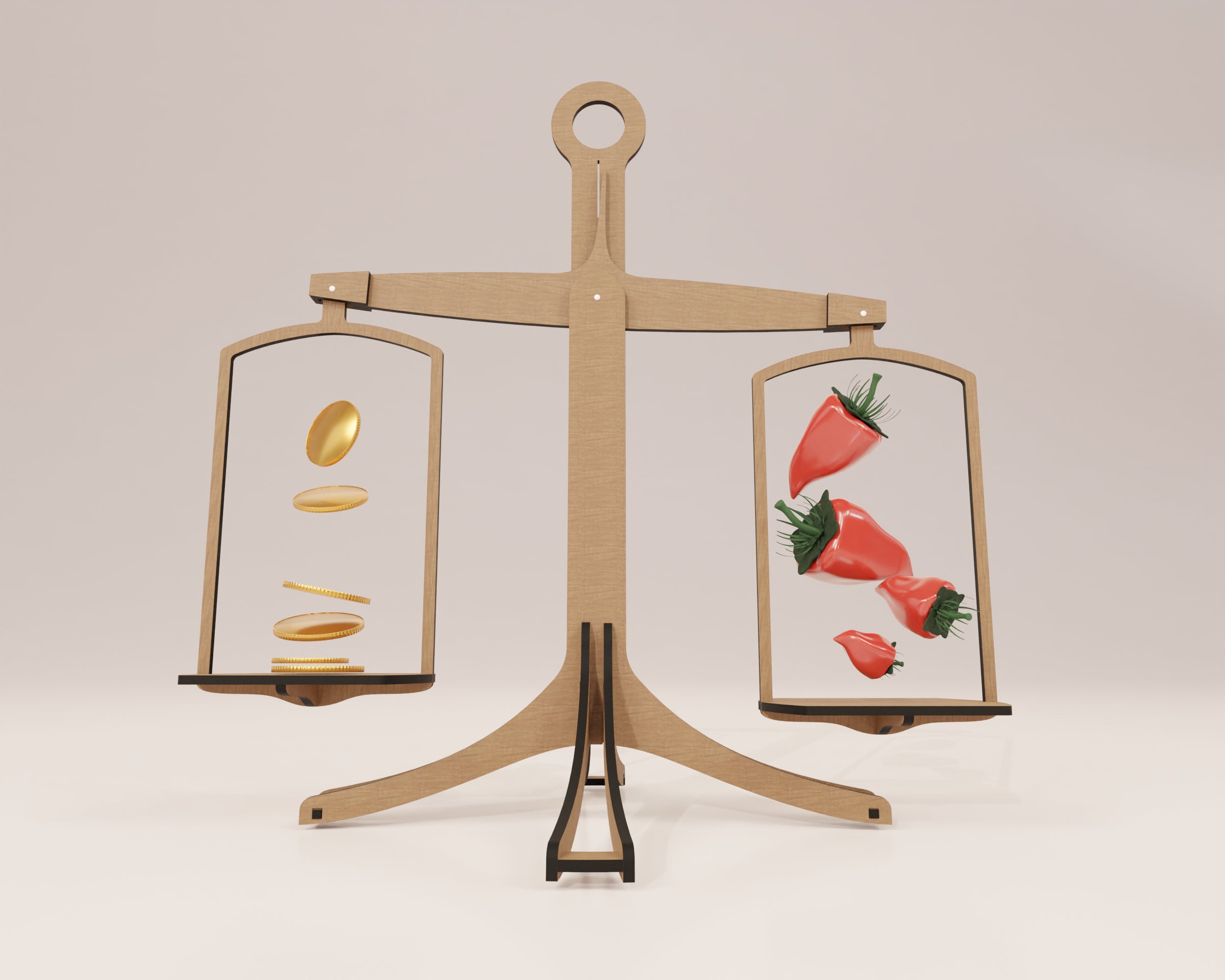 Balance Scale Laser Cut File | Kitchen Balance Scale Template Dxf ...