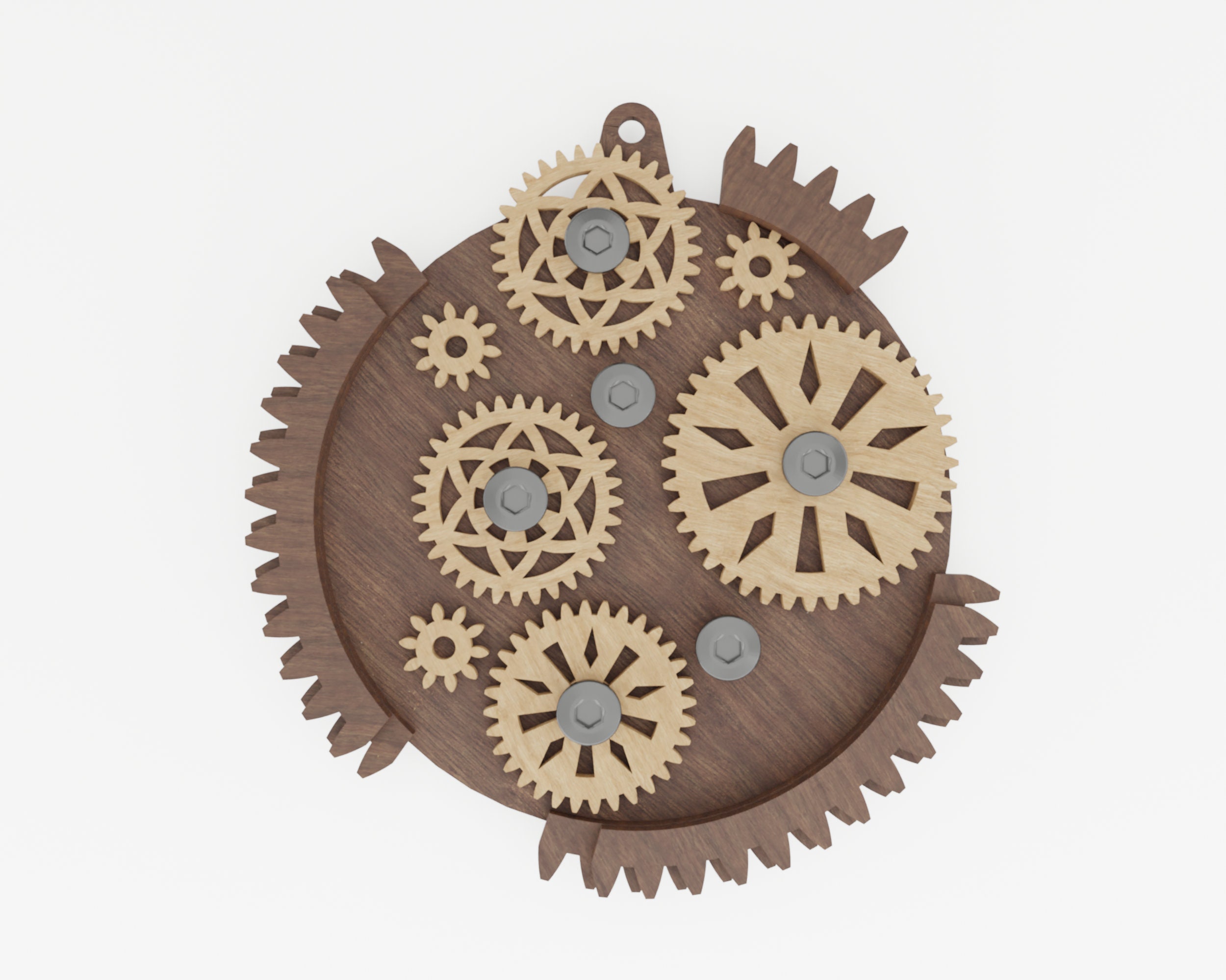Steampunk Clock Pendant Gears Laser Cut Files Cnc Files for - Etsy
