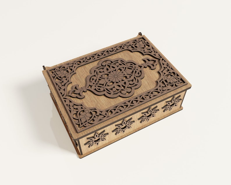 Jewelry Box With Opening Lid Laser Cut Files Storage Box Cnc - Etsy