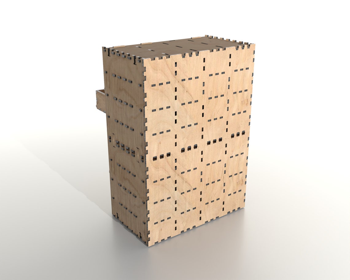 Storage Box Organiser SVG Laser Cut Files Cnc File Closet - Etsy