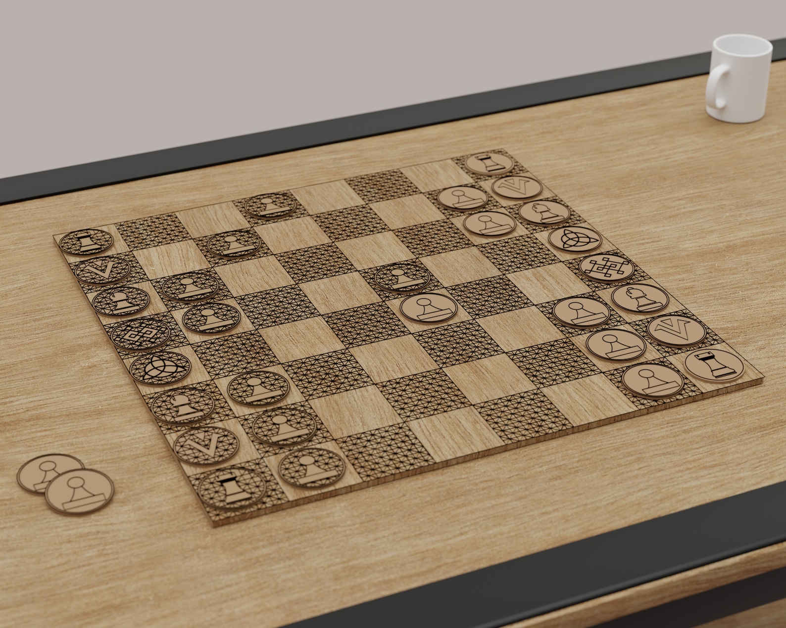 Laser Cut Files Chess XXL Svg Cnc File / Outdoor Table Games - Etsy Canada