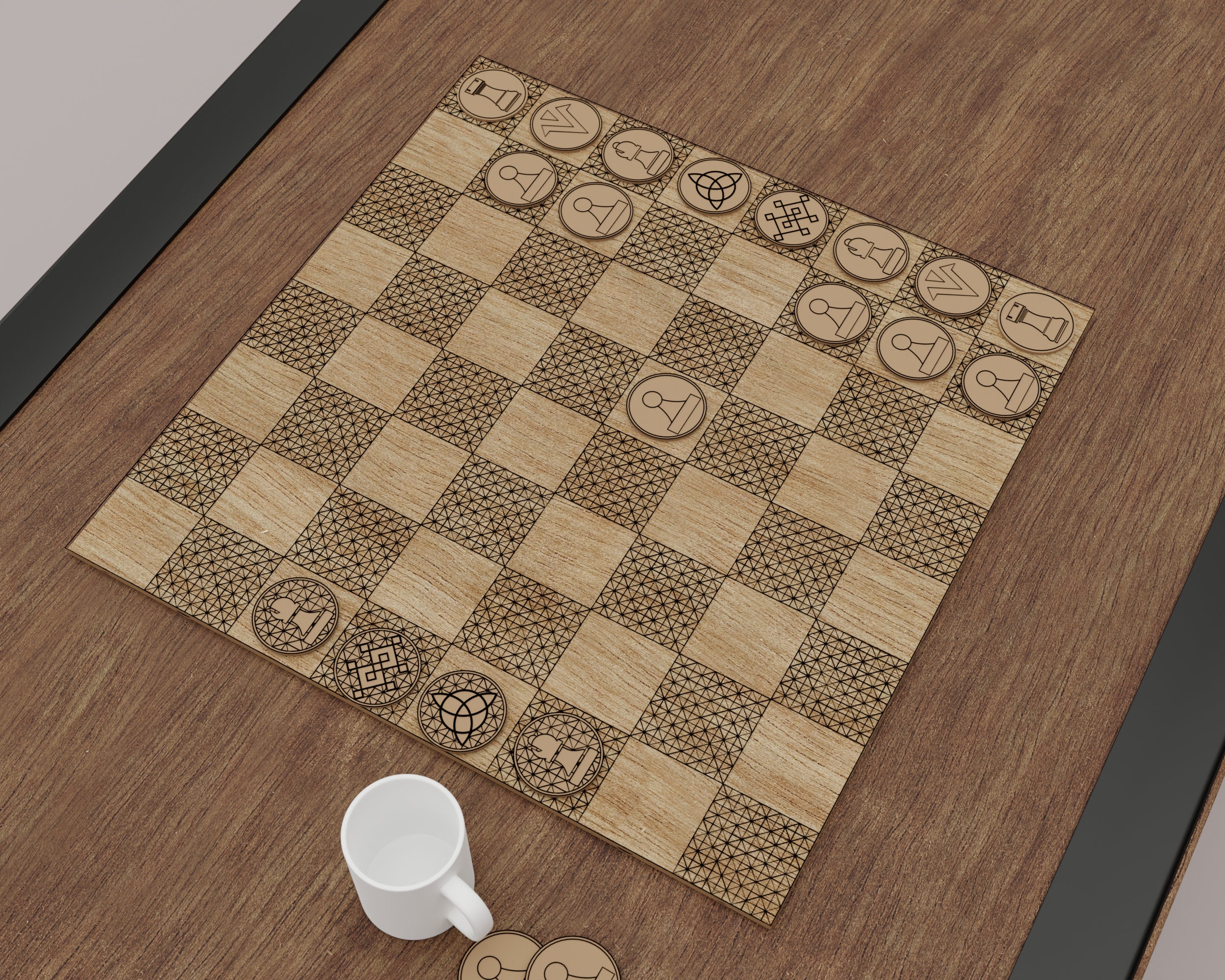 Laser Cut Files Chess XXL Svg Cnc File / Outdoor Table Games - Etsy Canada