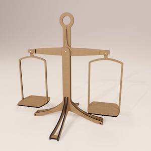 Balance Scale Laser Cut File | Kitchen Balance Scale Template Dxf ...