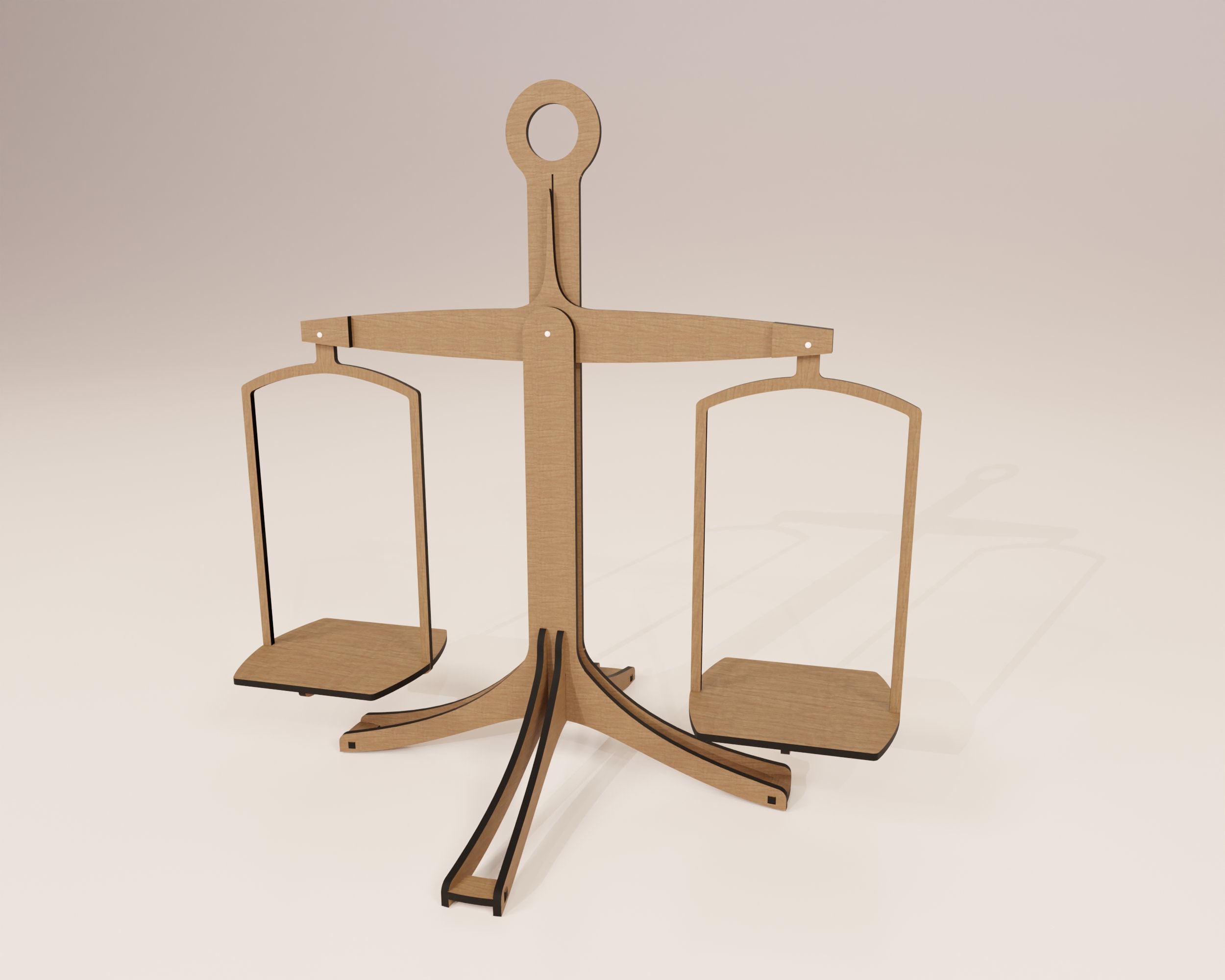 Balance Scale Laser Cut File | Kitchen Balance Scale Template Dxf ...